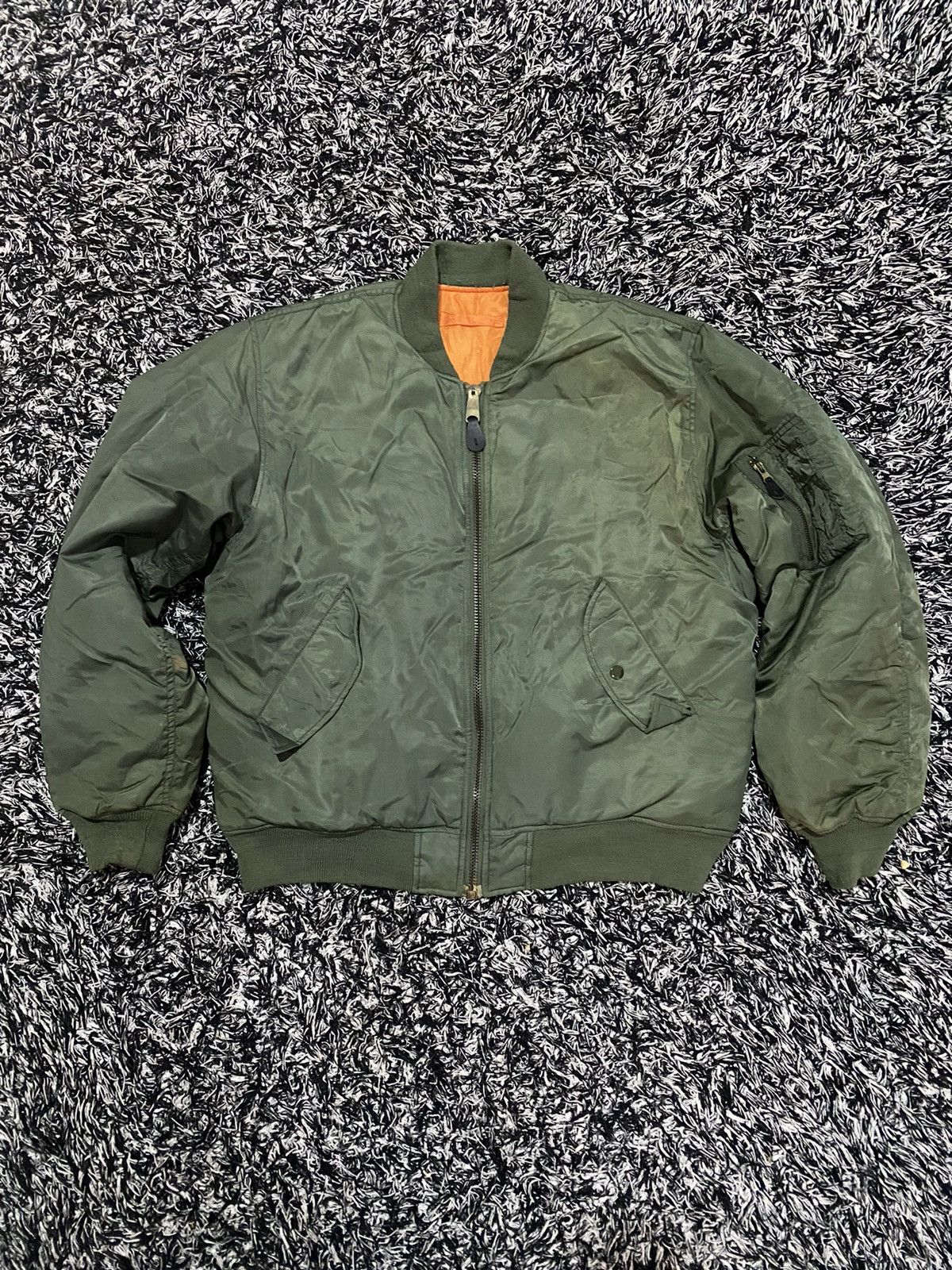Vintage Vintage Flyer's Man Intermediate Type MA-1 Bomber Jacket | Grailed