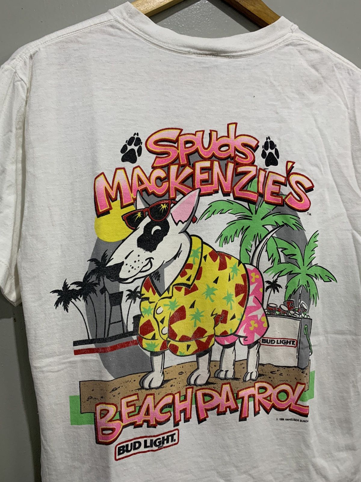Other × Vintage Vintage Spuds Mackenzie’s Bud Light Shirt | Grailed