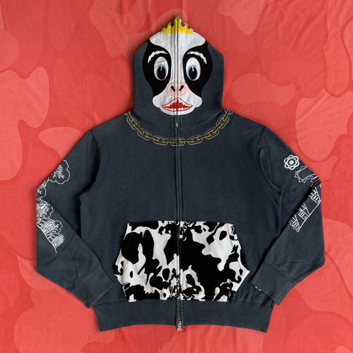 Bape 2008 Bape Holstein Cow Full Zip Hoodie | Grailed