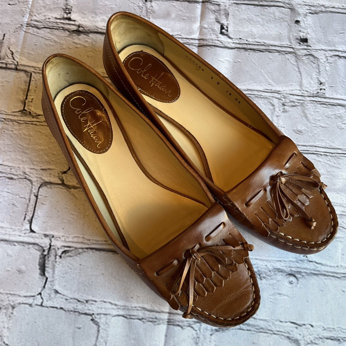 Cole Haan Cole Haan Womens Brown Leather Loafer Flats 9B Tassels | Grailed