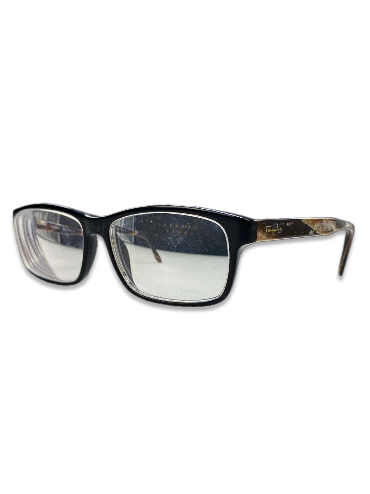 Salvatore Ferragamo Salvador Ferragamo Ombré Boxy Frame Metallic ...