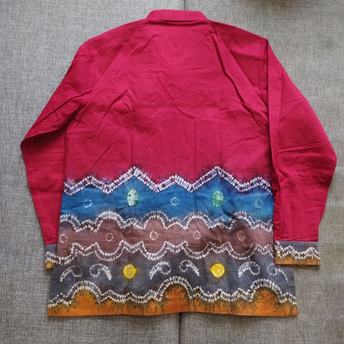 Crazy Shirts Vintage Y2k Hawaiian Style Camp Collar Tie Dye Art Shirt Grailed