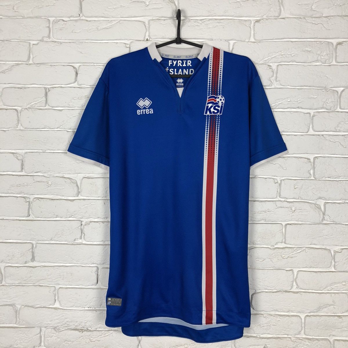 Jersey × Soccer Jersey × Vintage Iceland national team 2016 2017 home ...