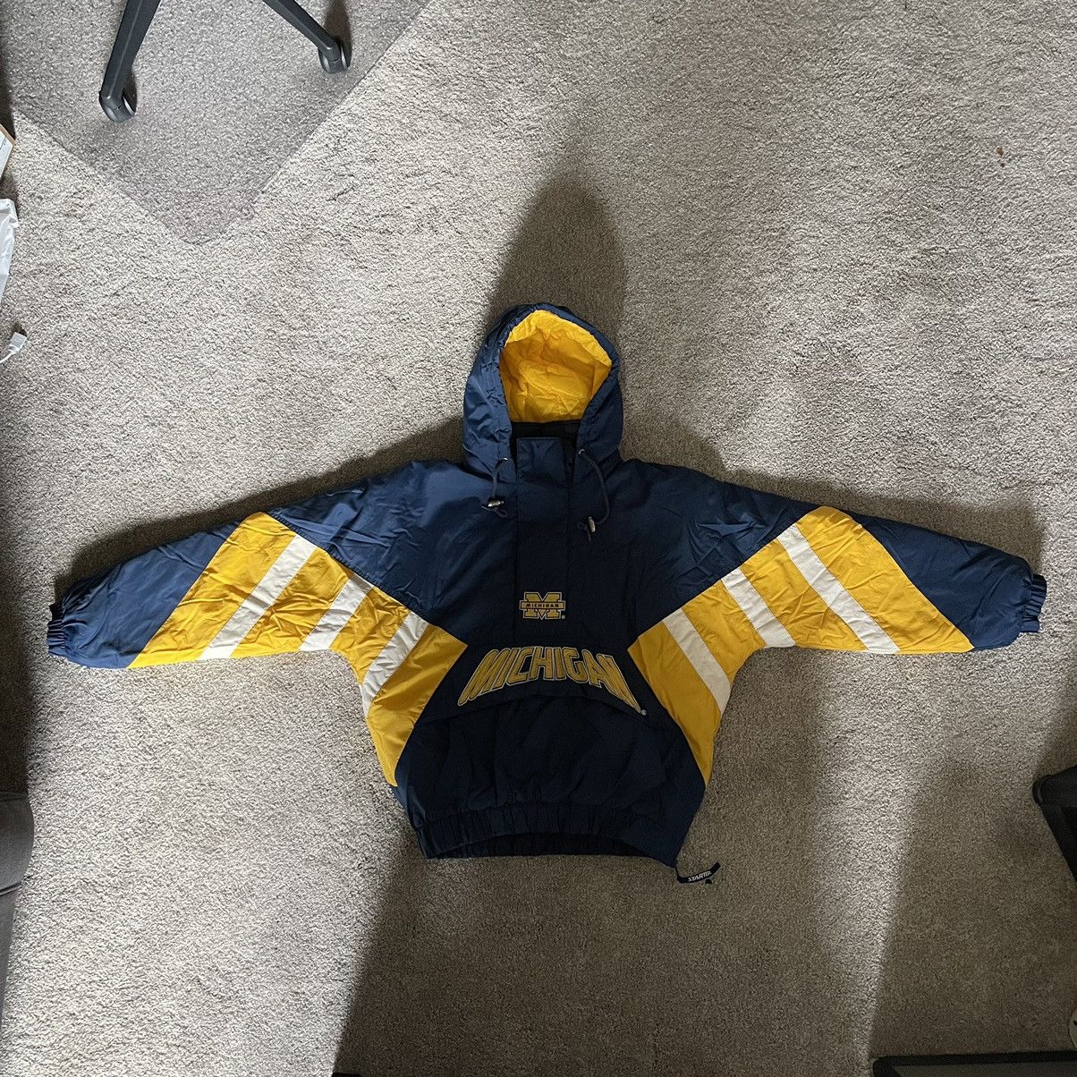 Starter Vintage Starter University of Michigan Wolverines Jacket | Grailed
