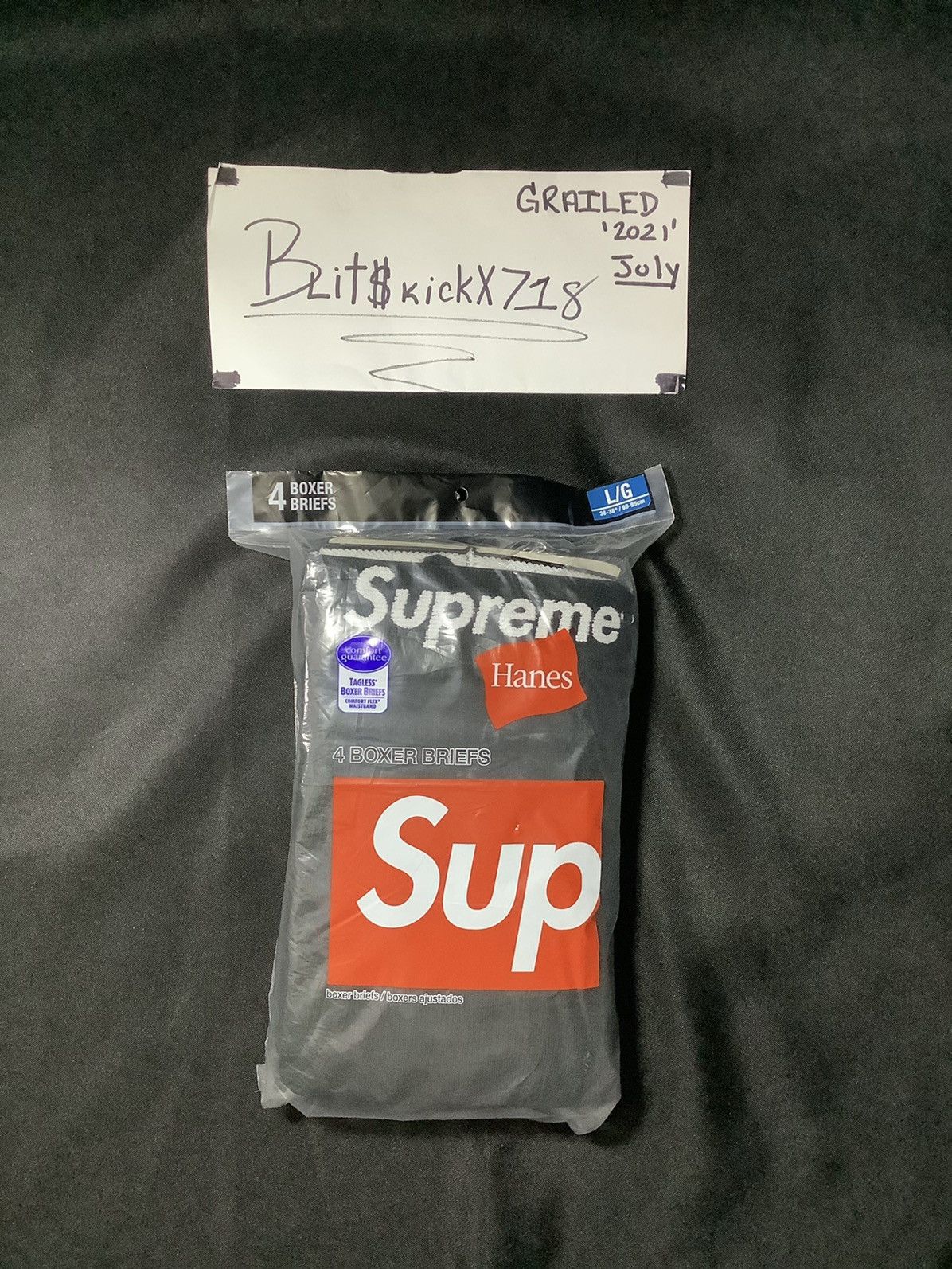 Supreme Supreme Boxer Breifs 4 Pack ( Large ) | Grailed