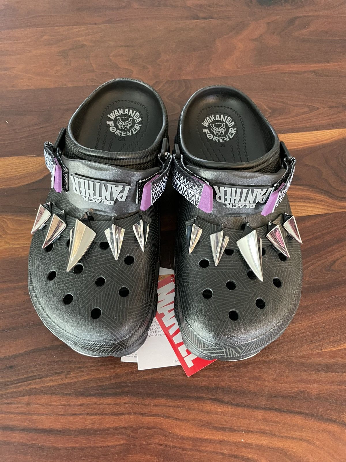 Crocs New Marvel Black Panther Crocs | Grailed