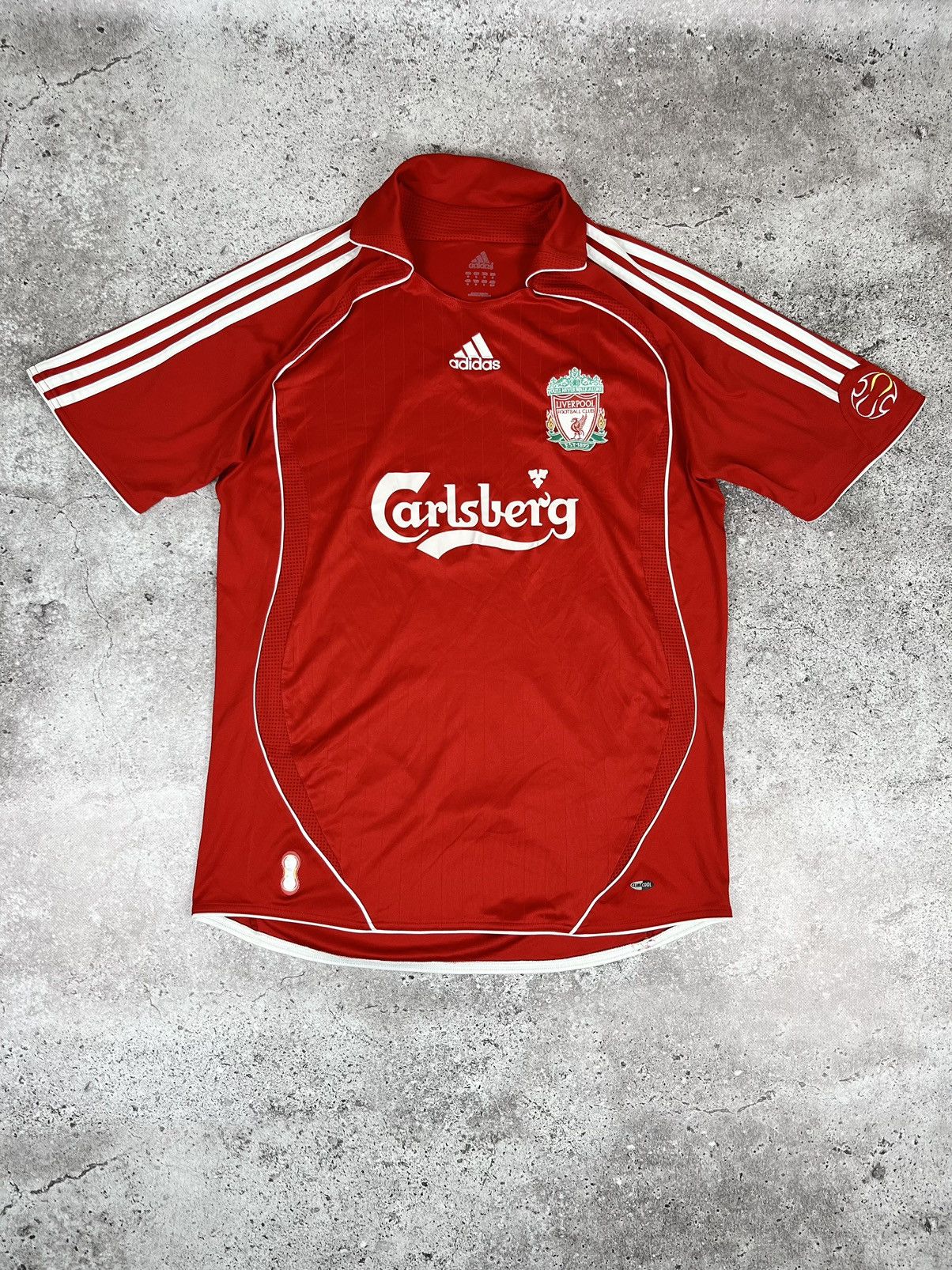 Adidas × Soccer Jersey × Vintage Adidas Liverpool 2007-08 Vintage Home ...