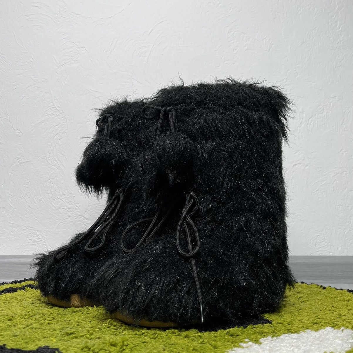 Vintage Fur Fuzzy Yeti Rave Moon Roxy Winter Goth Ski Boots y2k | Grailed