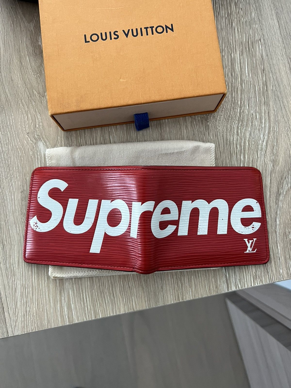 Louis Vuitton × Supreme Supreme Louis Vuitton Wallet | Grailed