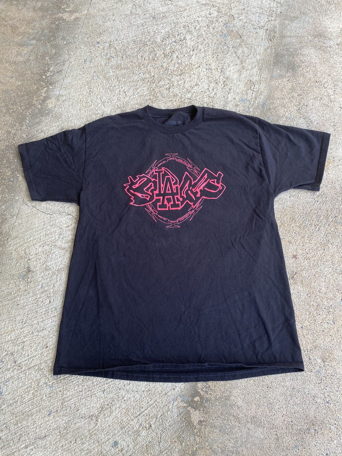 Band Tees × Drain Gang × Streetwear Bladee Red Light Razorwire Tee ...