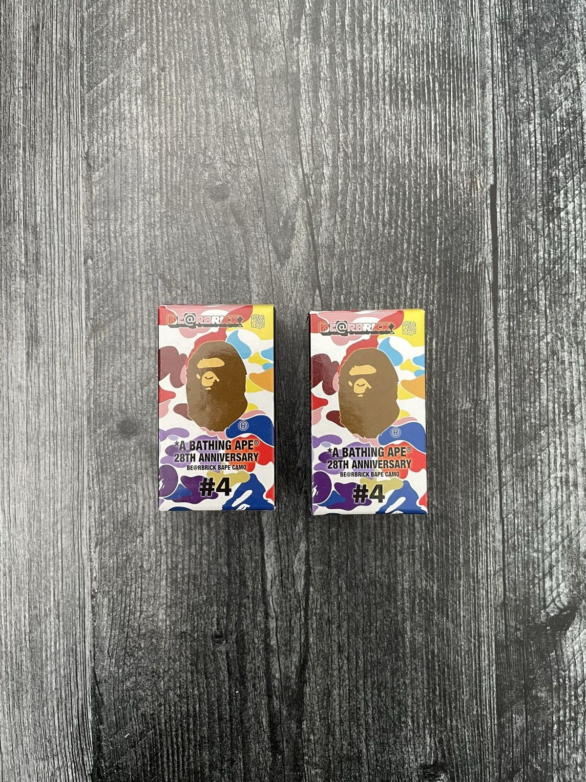 Bape 2 Bape x Bearbrick 28th Anniversary 100% Blind Box #4 | Grailed