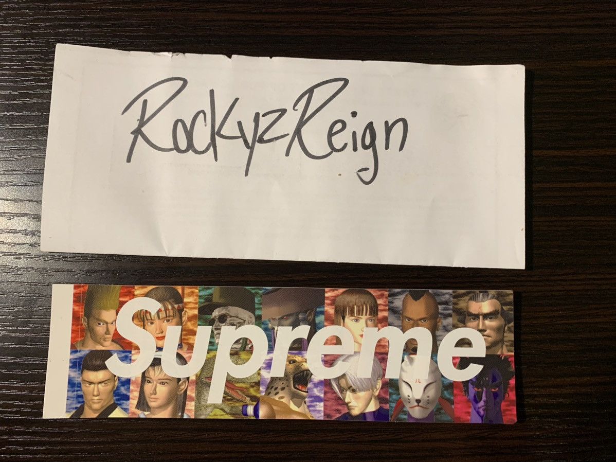 Supreme × Yohji Yamamoto Supreme Tekken Bogo Sticker | Grailed