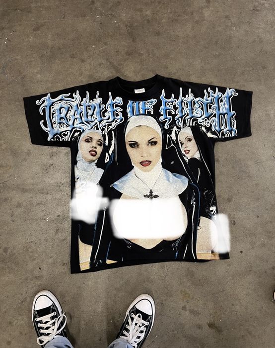 Vintage Vintage Cradle of Filth Modern Bootleg AOP Band Tee | Grailed