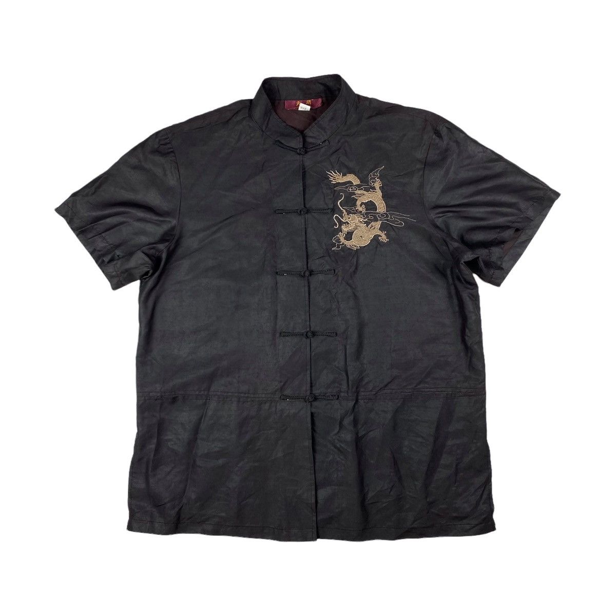 Japanese Brand × Vintage Vintage Japanese Japan Style Shirt Embroidered ...