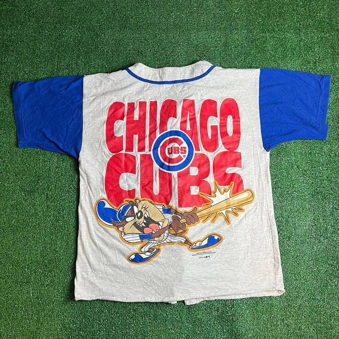 MLB Vintage Chicago Cubs Looney Tunes Taz Baseball Jersey Large | Grailed