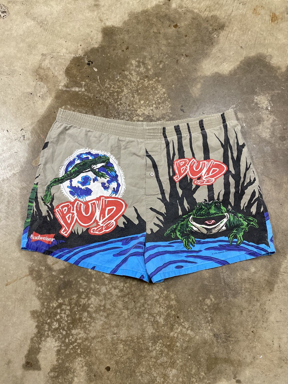 Budweiser × Vintage 1996 Budweiser Boxers | Grailed