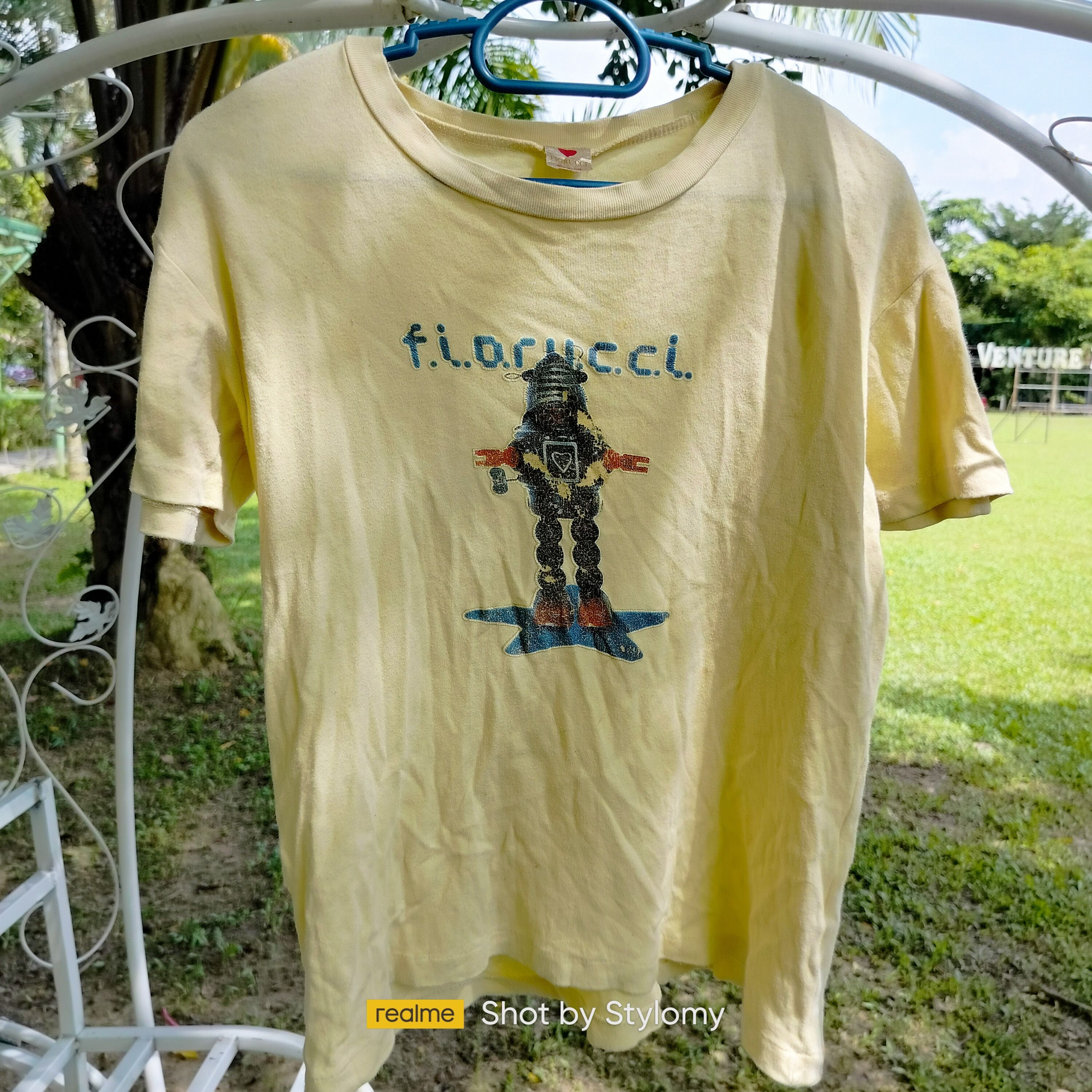 Fiorucci Vintage Fiorucci robot shirt | Grailed