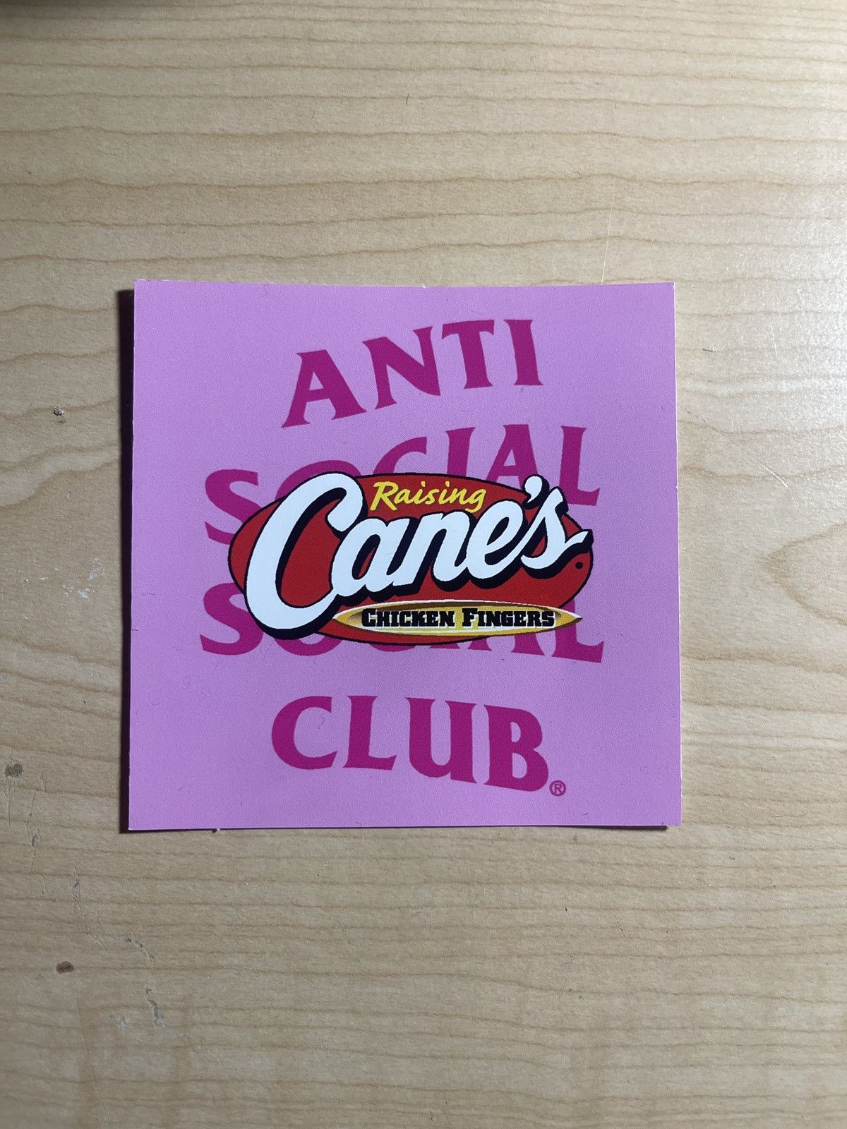 Anti Social Social Club Raising Canes Anti Social Social Club Sticker ...