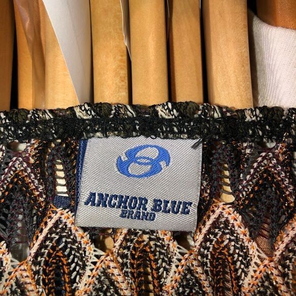 Anchor Blue Anchor Women M Blouse Knit Mutli-Color Sleeveless | Grailed