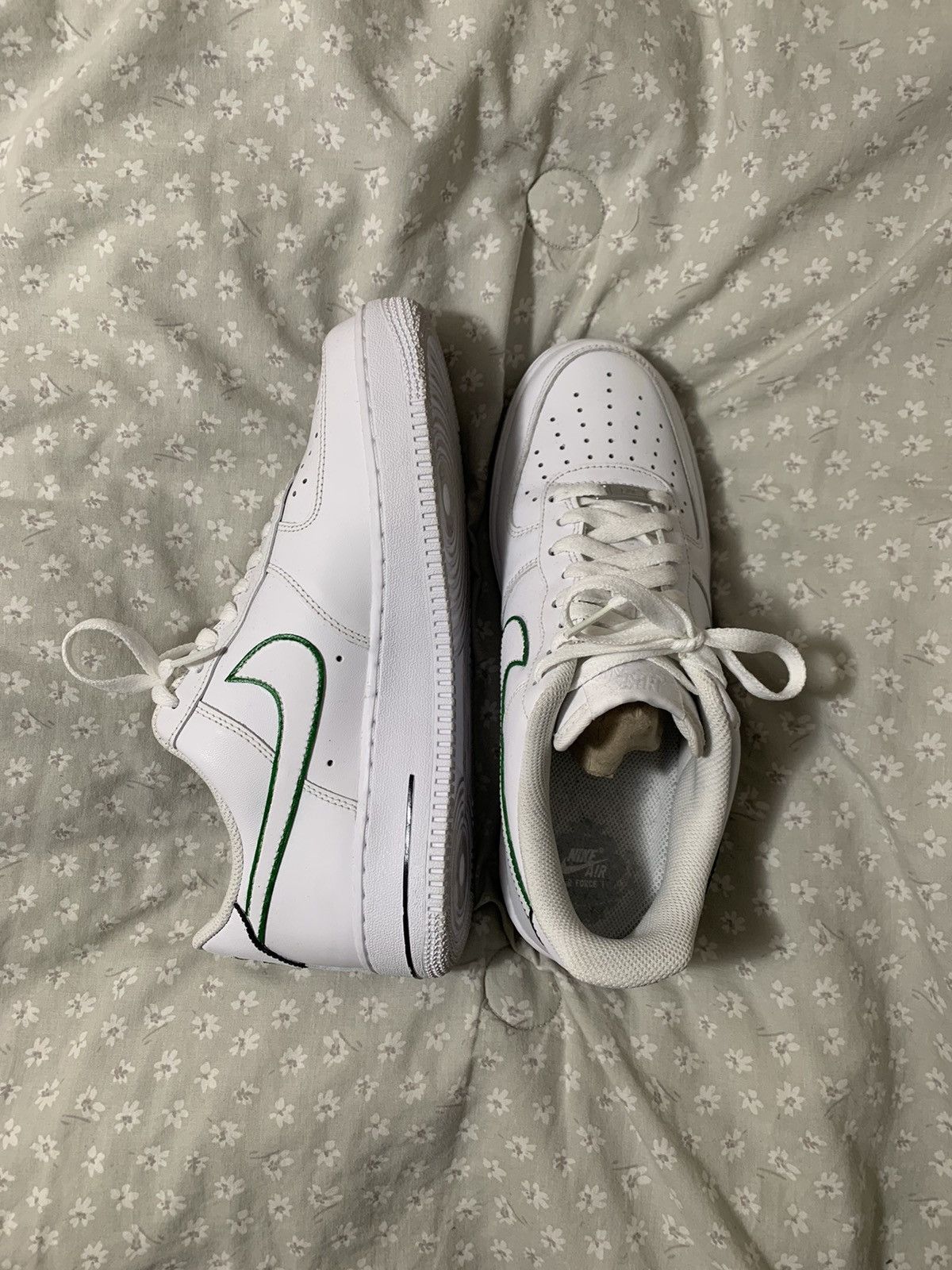 Custom × Nike Nike AF1 Custom (Powerpuff Girls- Buttercup) | Grailed