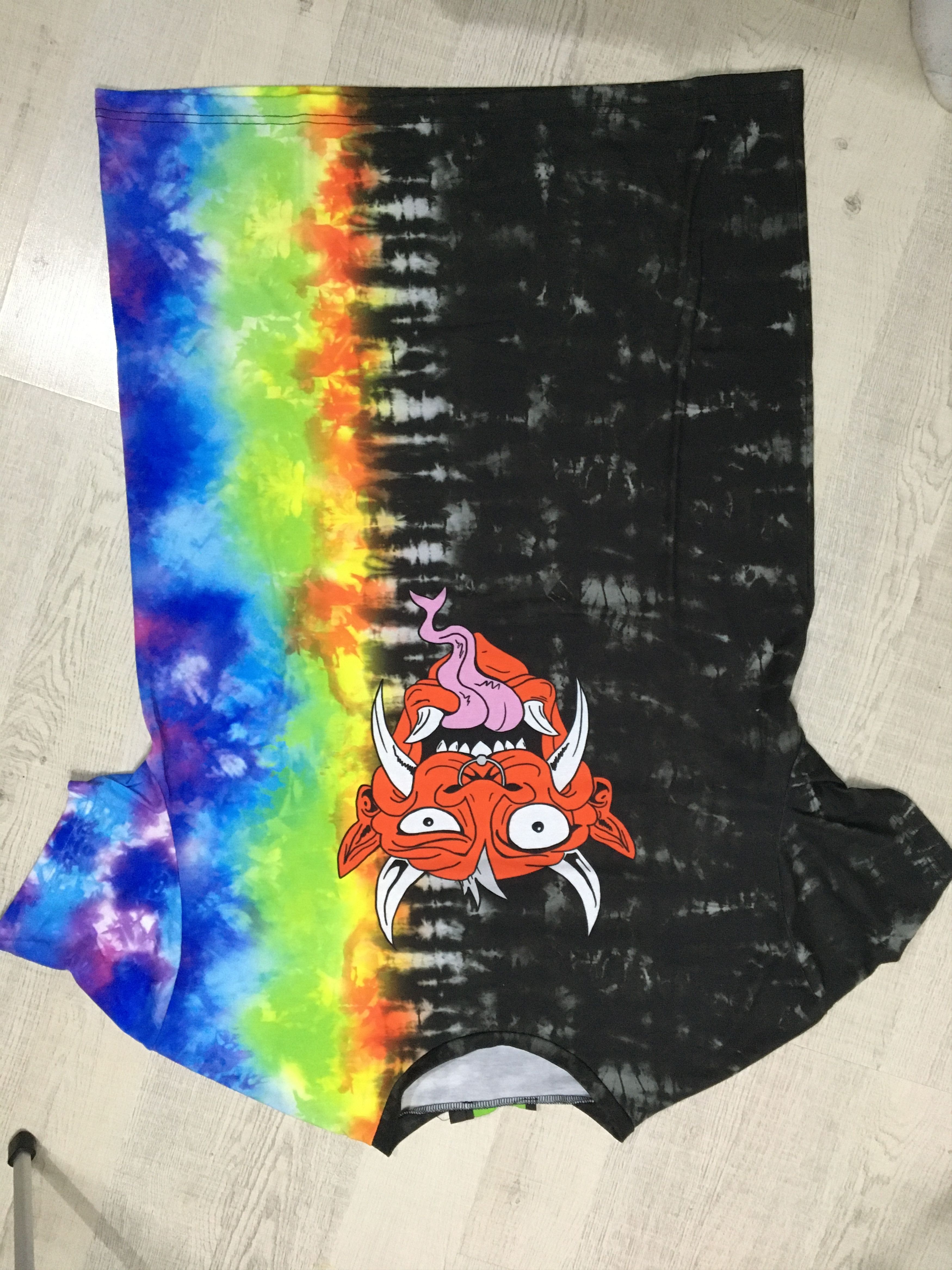 Jaded London × Streetwear × Very Rare Rainbow Devil Tie Dye T ...