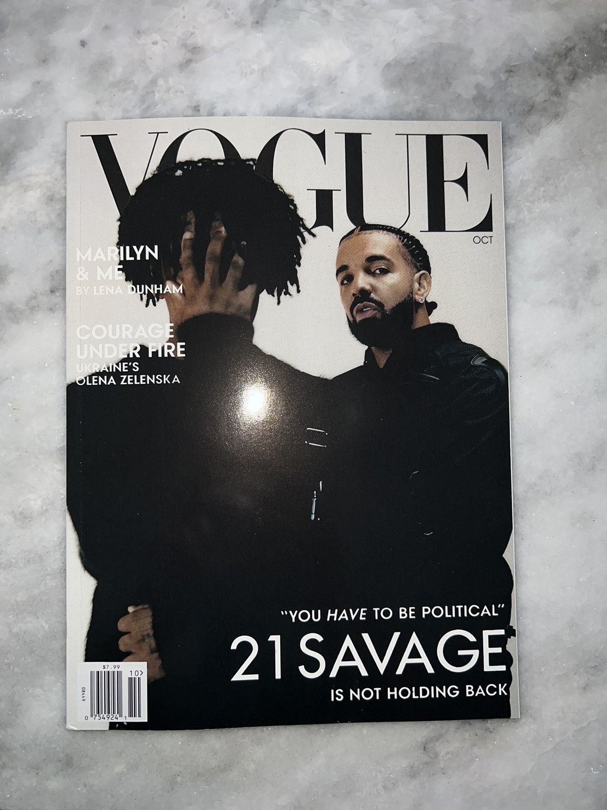 Drake × Rare × Vogue Drake 21 Savage Her Loss Vogue Magazine | Grailed