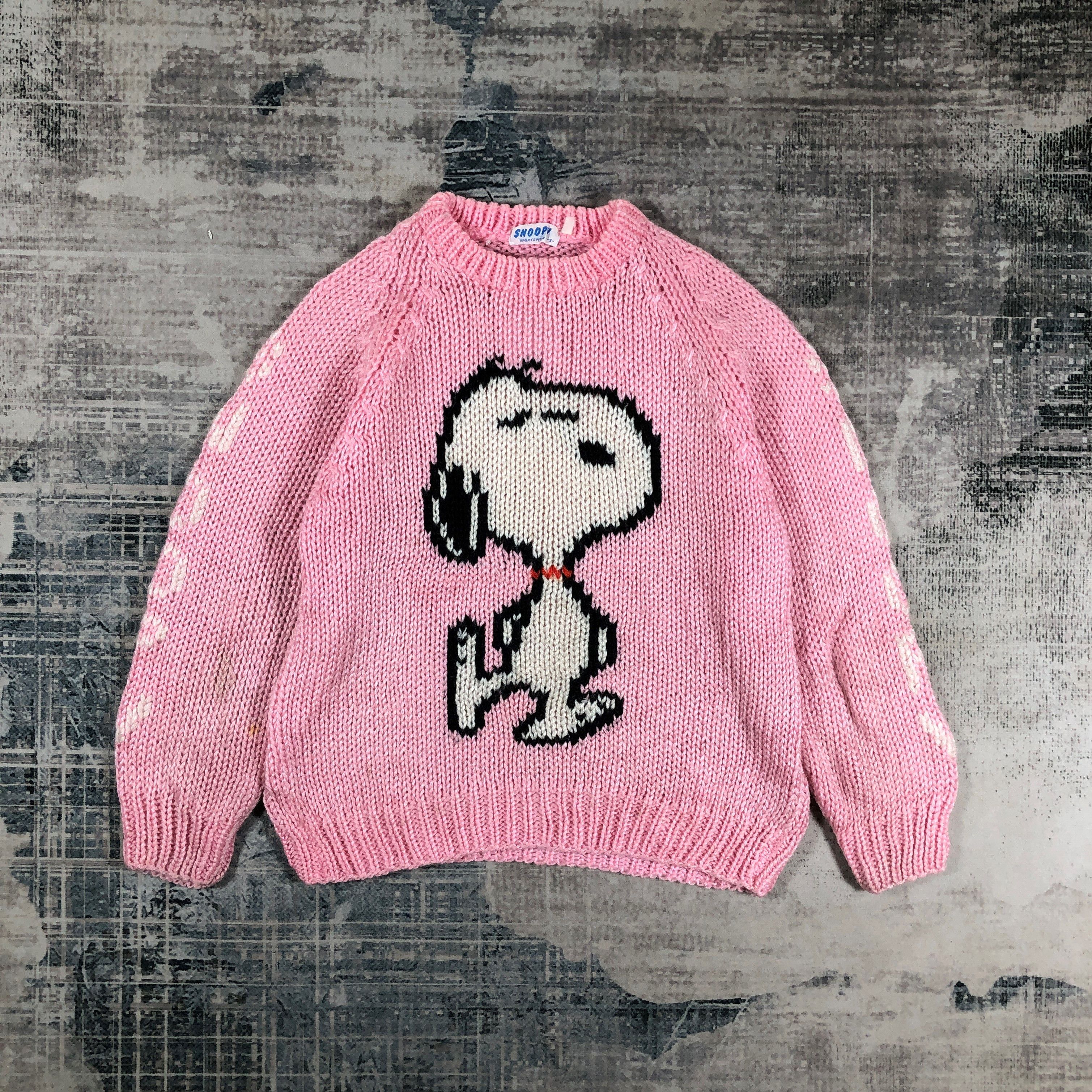 Japanese Brand × Vintage Vintage Knit Snoopy Sweater | Grailed