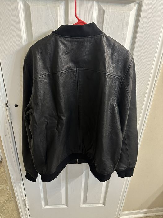 Barneys New York Barney’s Real Leather Bomber Jacket | Grailed