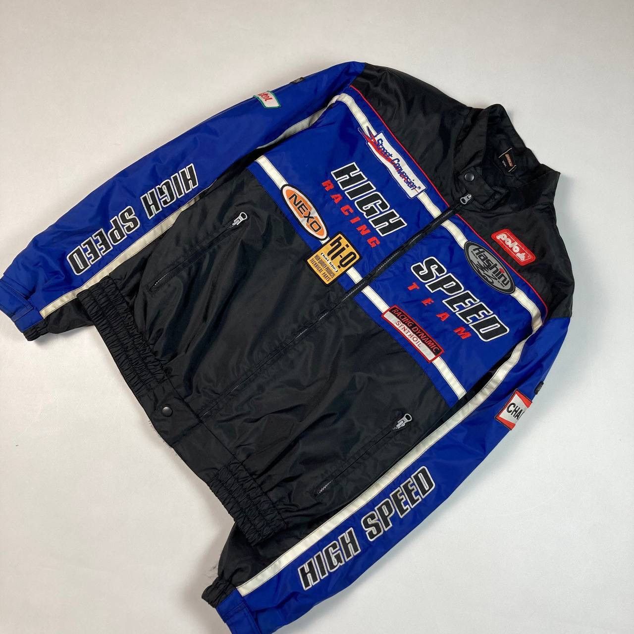 Racing × Streetwear × Vintage Vintage HIGH SPEED OLD RACING JACKET 90s ...