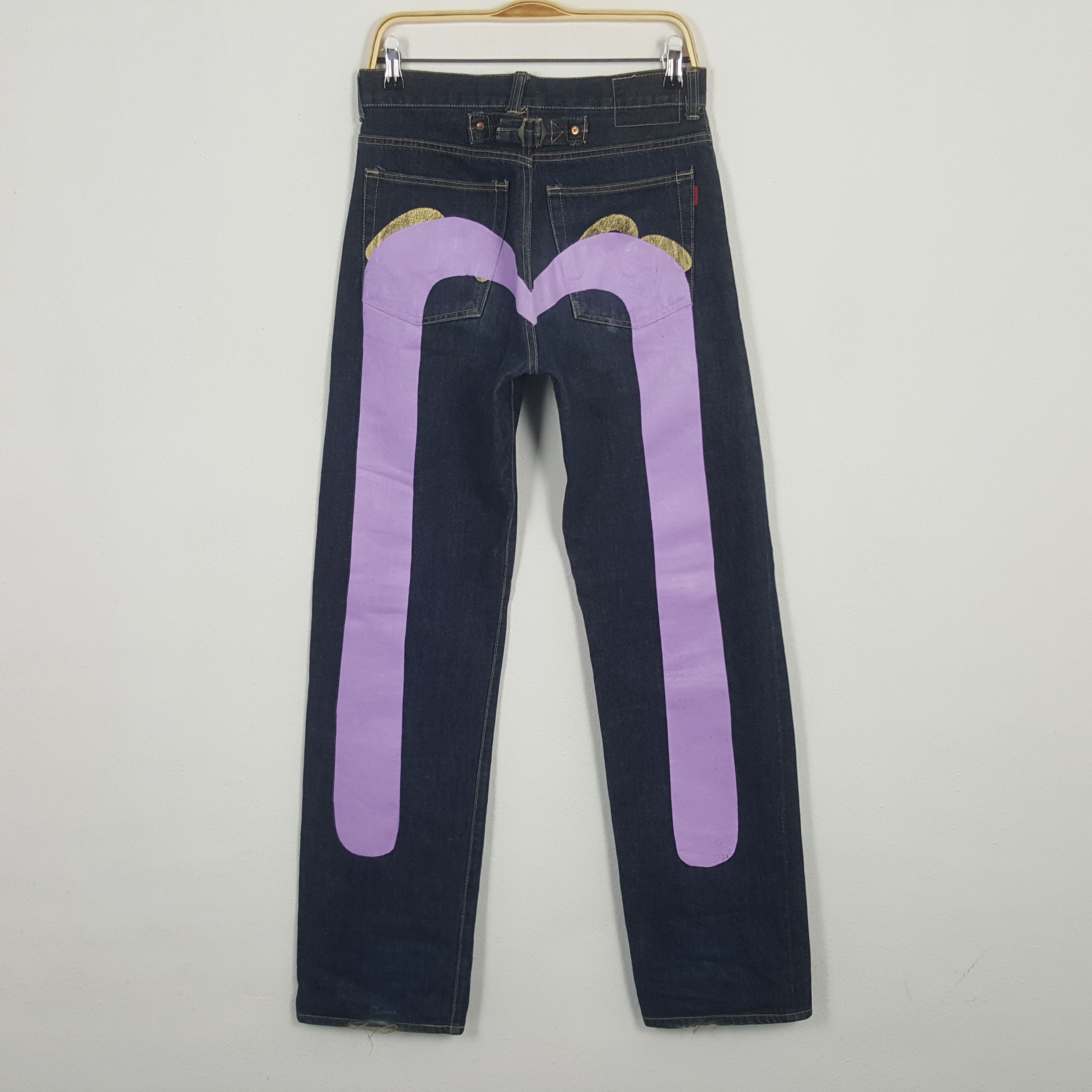 Custom × Evisu × Vintage Vintage Evis Custom Daicock Purple Style Denim ...