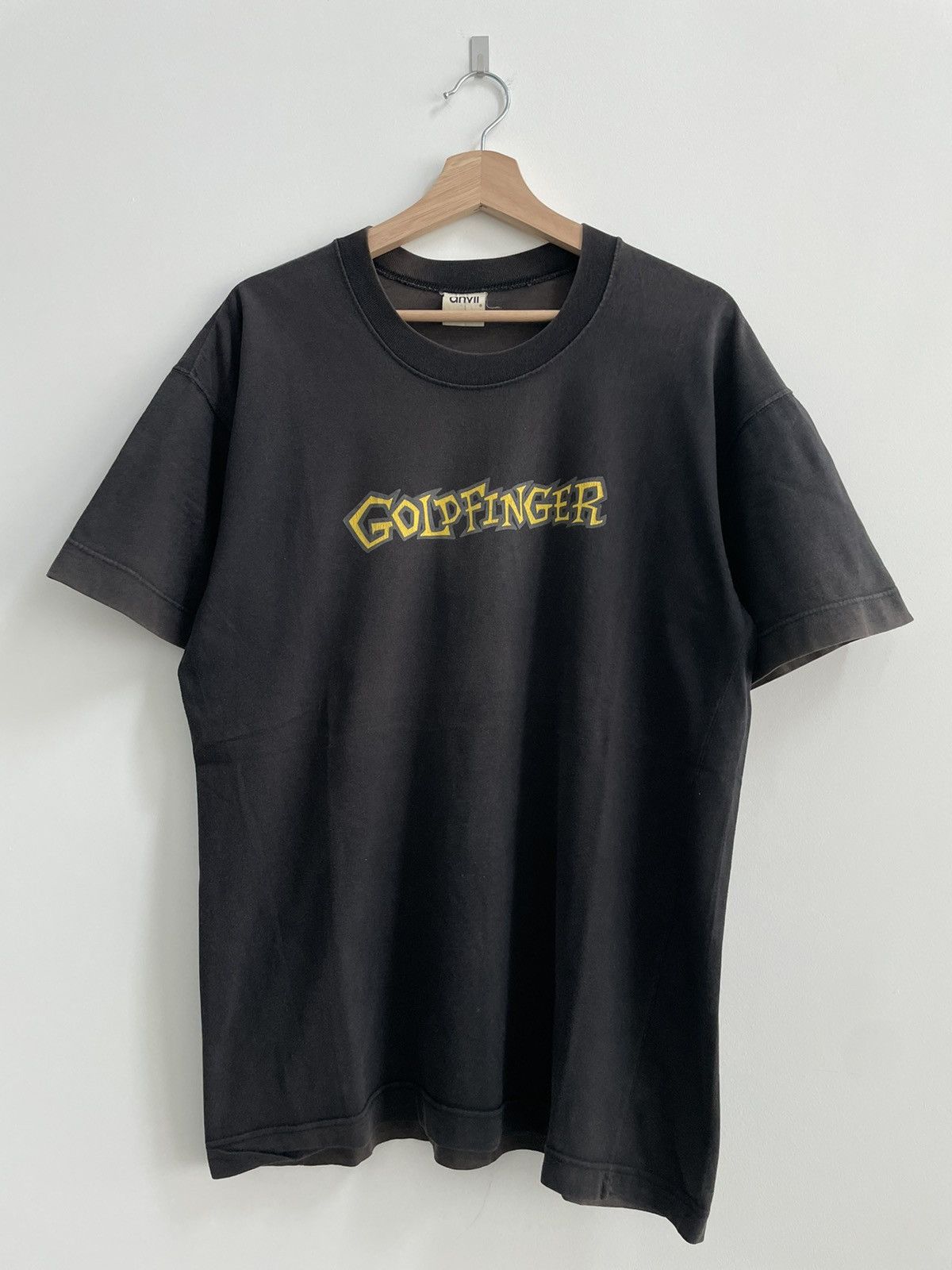 Band Tees × Vintage Vintage 1995 Goldfinger Art by Alan Forbes | Grailed