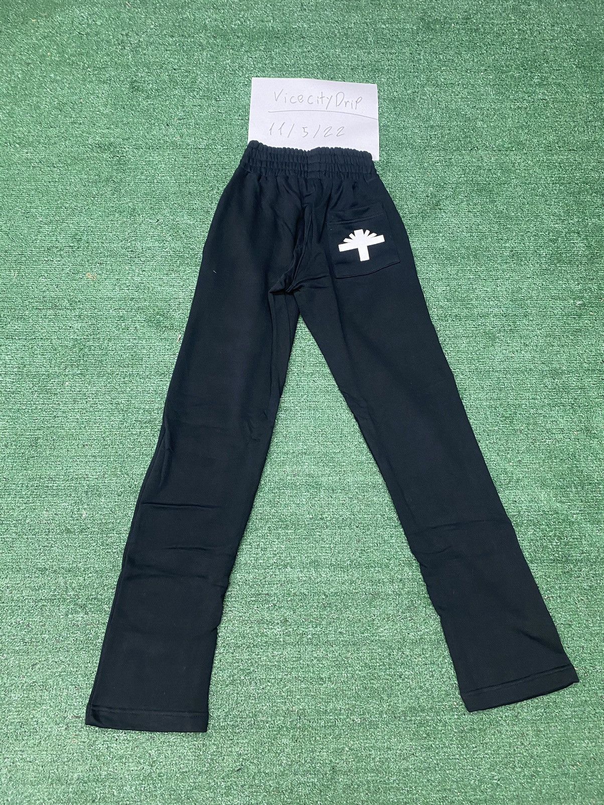 Vertabrae Vertebrae Straight Legged Sweatpants Black/White | Grailed