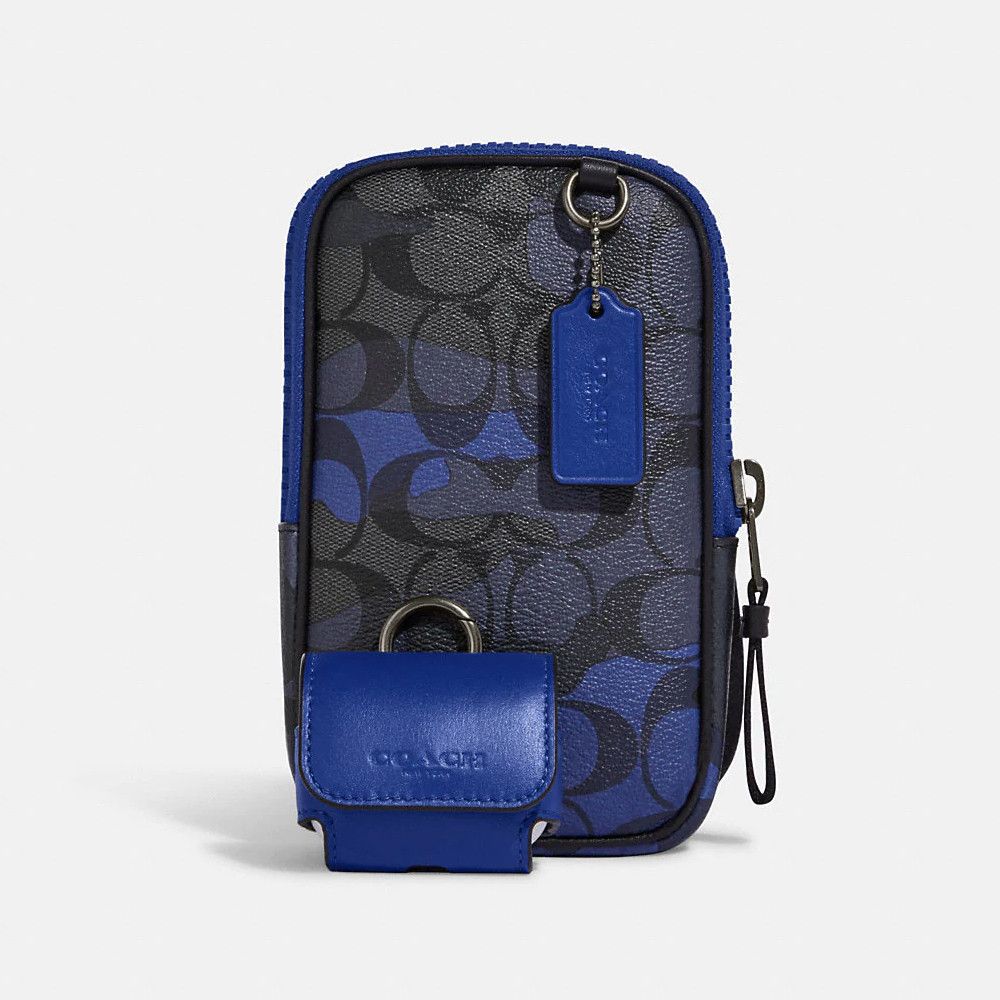 Coach Multifunction Phone Pack In Signature Canvas With Camo Print ...