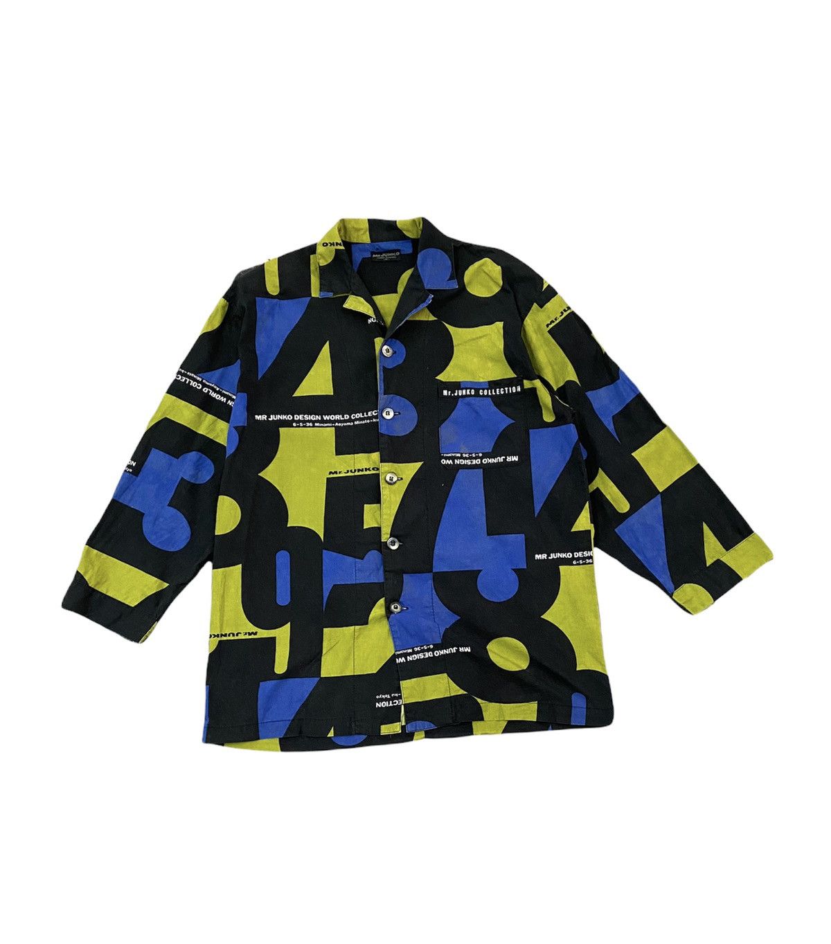 Mr. Junko × Vintage Vintage Mr. Junko Design World Collection AOP shirt ...