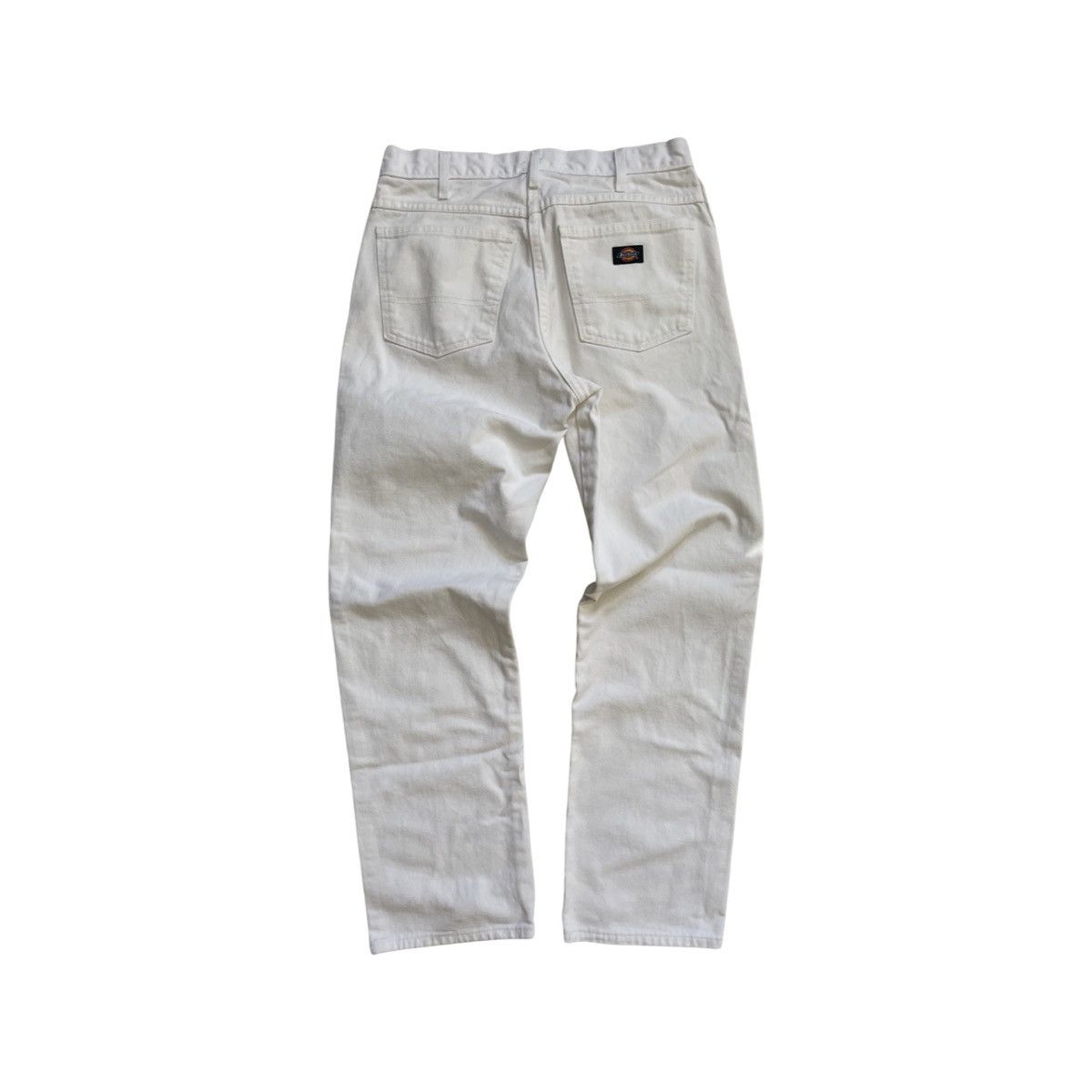 Dickies × Vintage Vintage Dickies white denim pants | Grailed