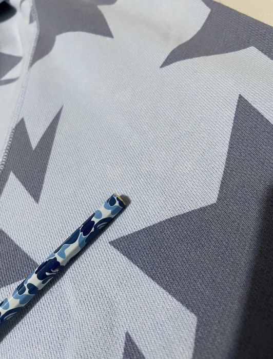 Bape OG Bapesta Baby-Blue Zip-Up Hoodie | Grailed