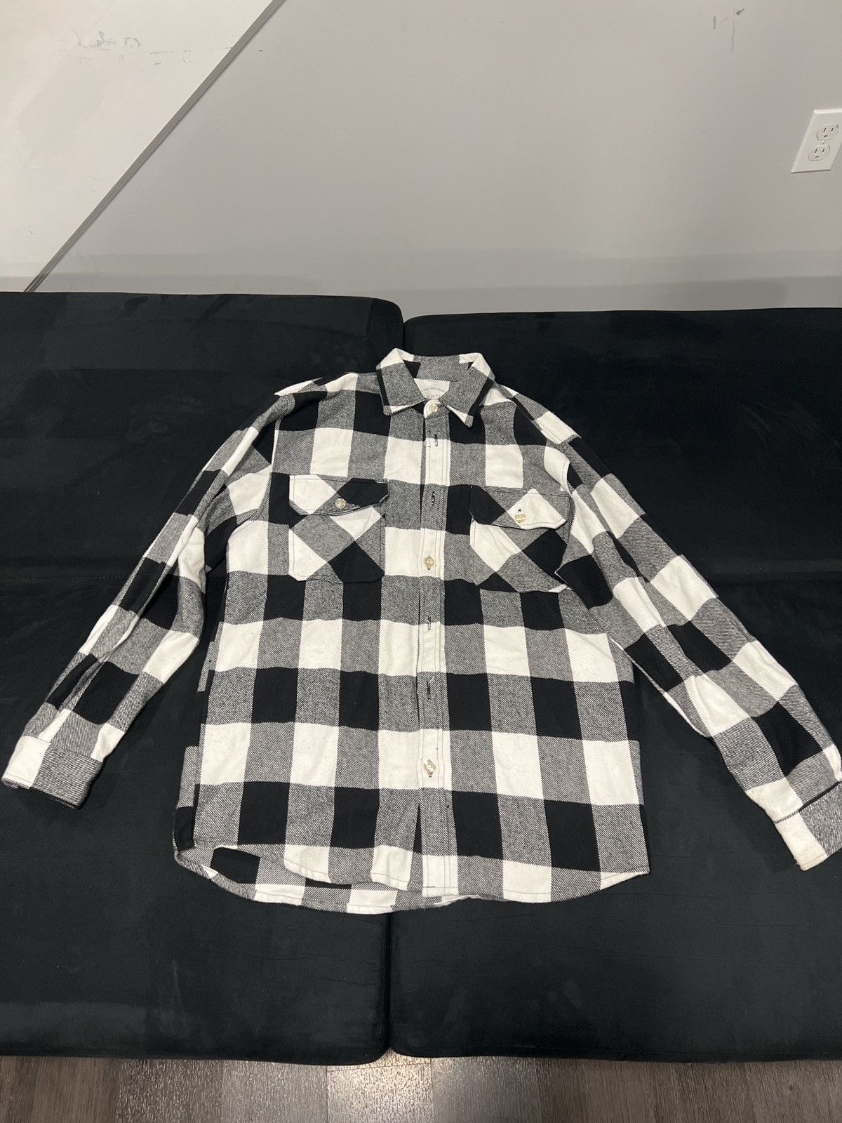 Anti Social Social Club Anti social social club flower flannel | Grailed