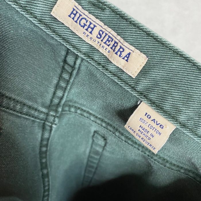 High Sierra Vintage High Sierra High Rise Sage Green Denim Light wash ...
