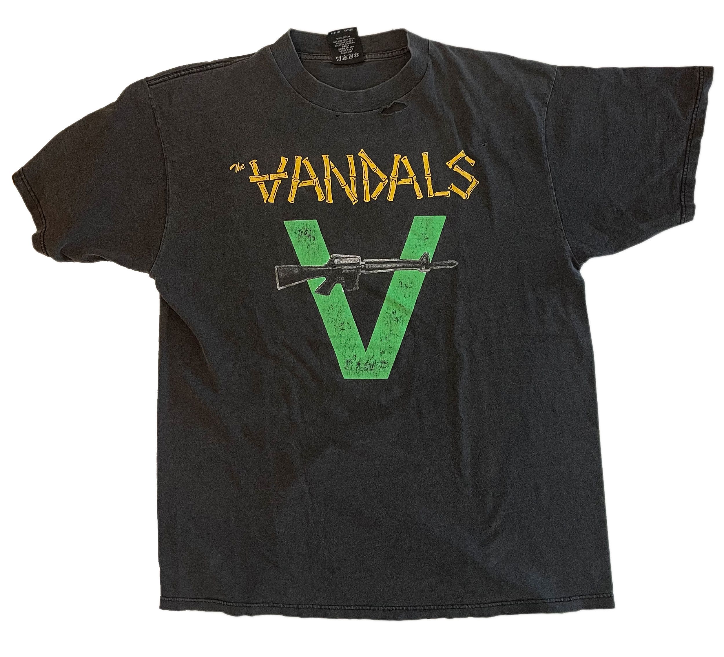 Band Tees × Vintage RARE Vandals, Peace Through Vandalism old-school ...