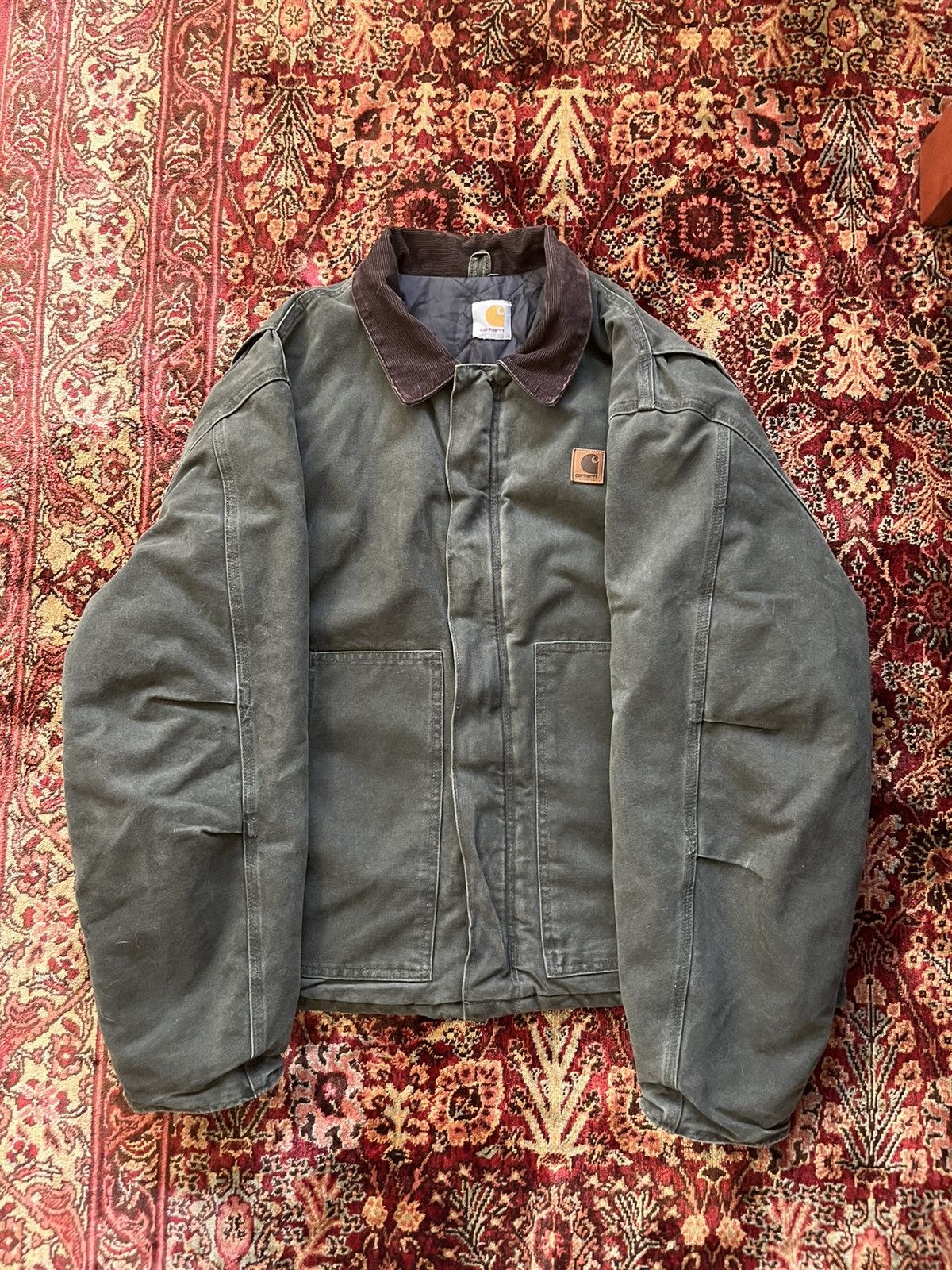 Carhartt Vintage Moss Green Carhartt Jacket | Grailed