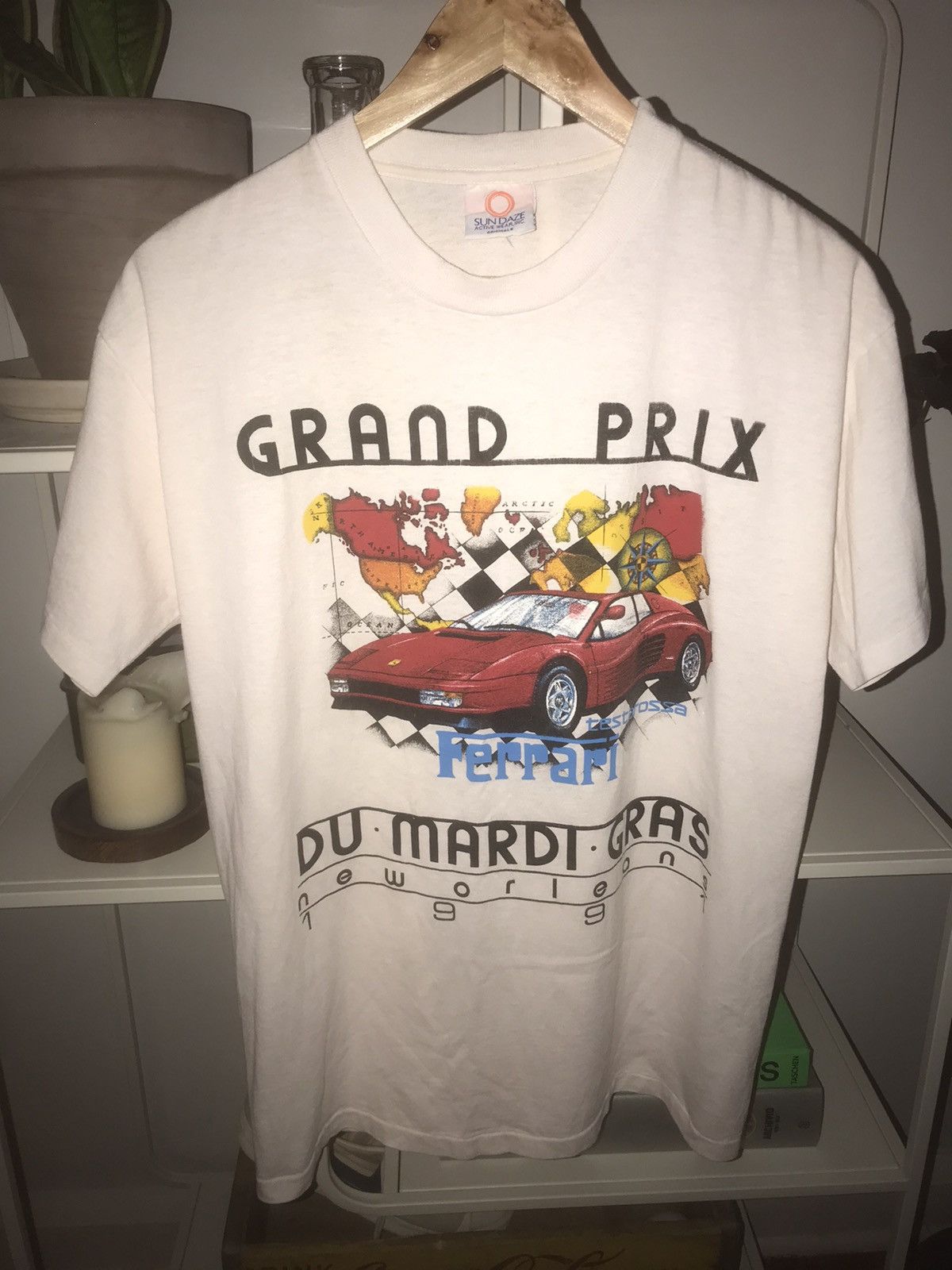 Vintage Vintage Ferrari Testarossa Grand Prix Racing Car Tee Shirt ...