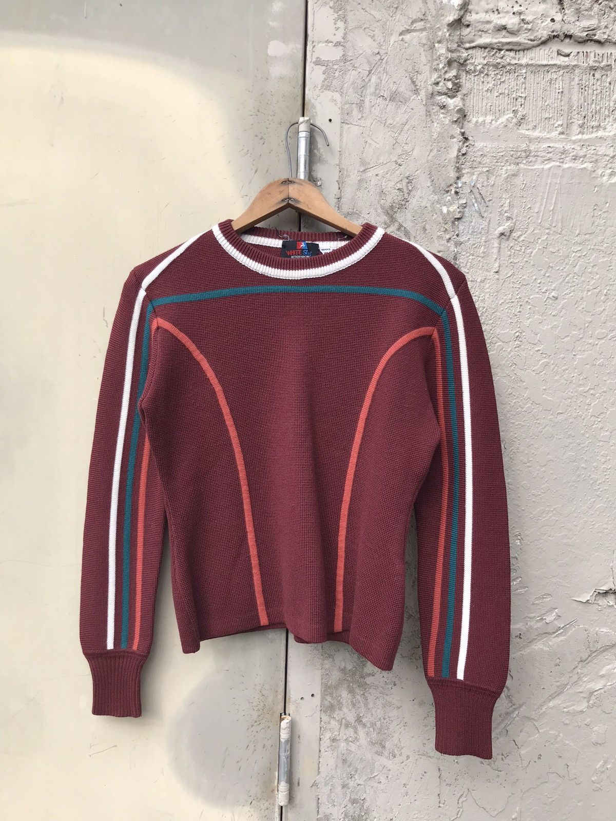 Vintage 70s / 80s White Stag Striped Knit | Grailed