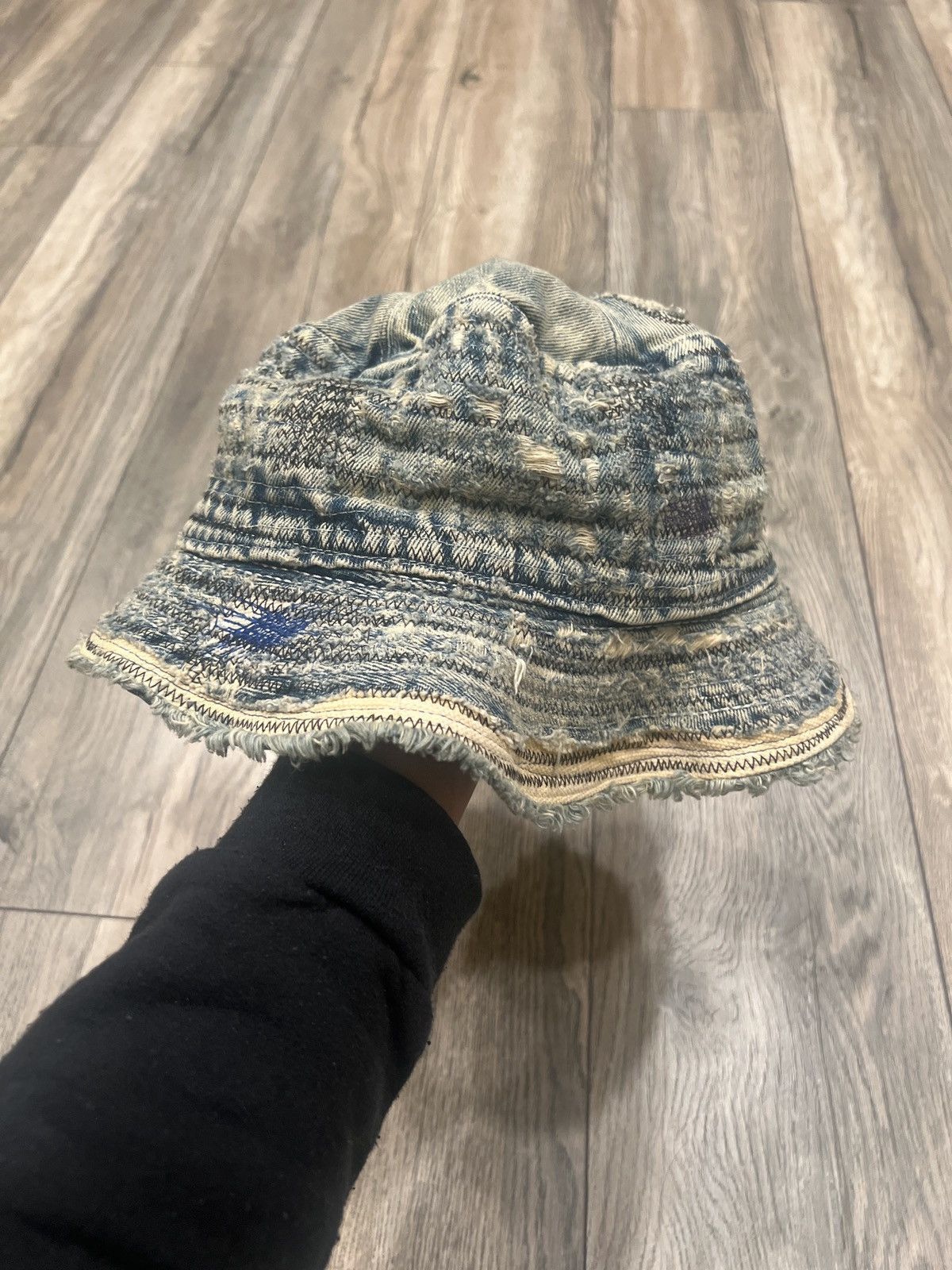 Kapital × Kapital Kountry × Streetwear Kapital distressed boro bucket ...