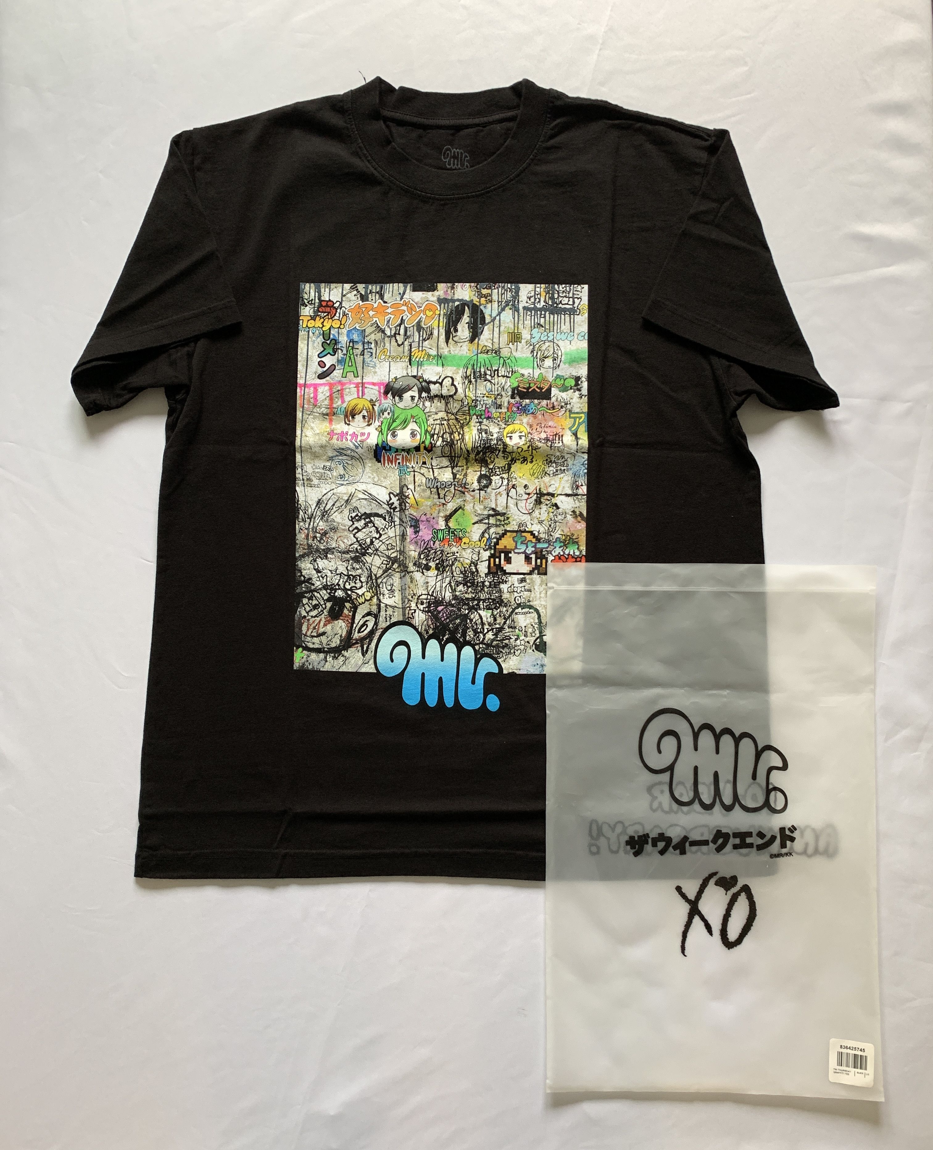 The Weeknd × XO The Weeknd x Mr. Thursday Graffiti Wall T-shirt Tee ...