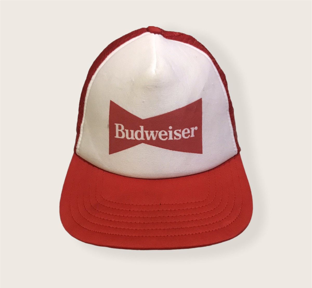 Budweiser BUDWEISER TRUCKER CAP HAT | Grailed