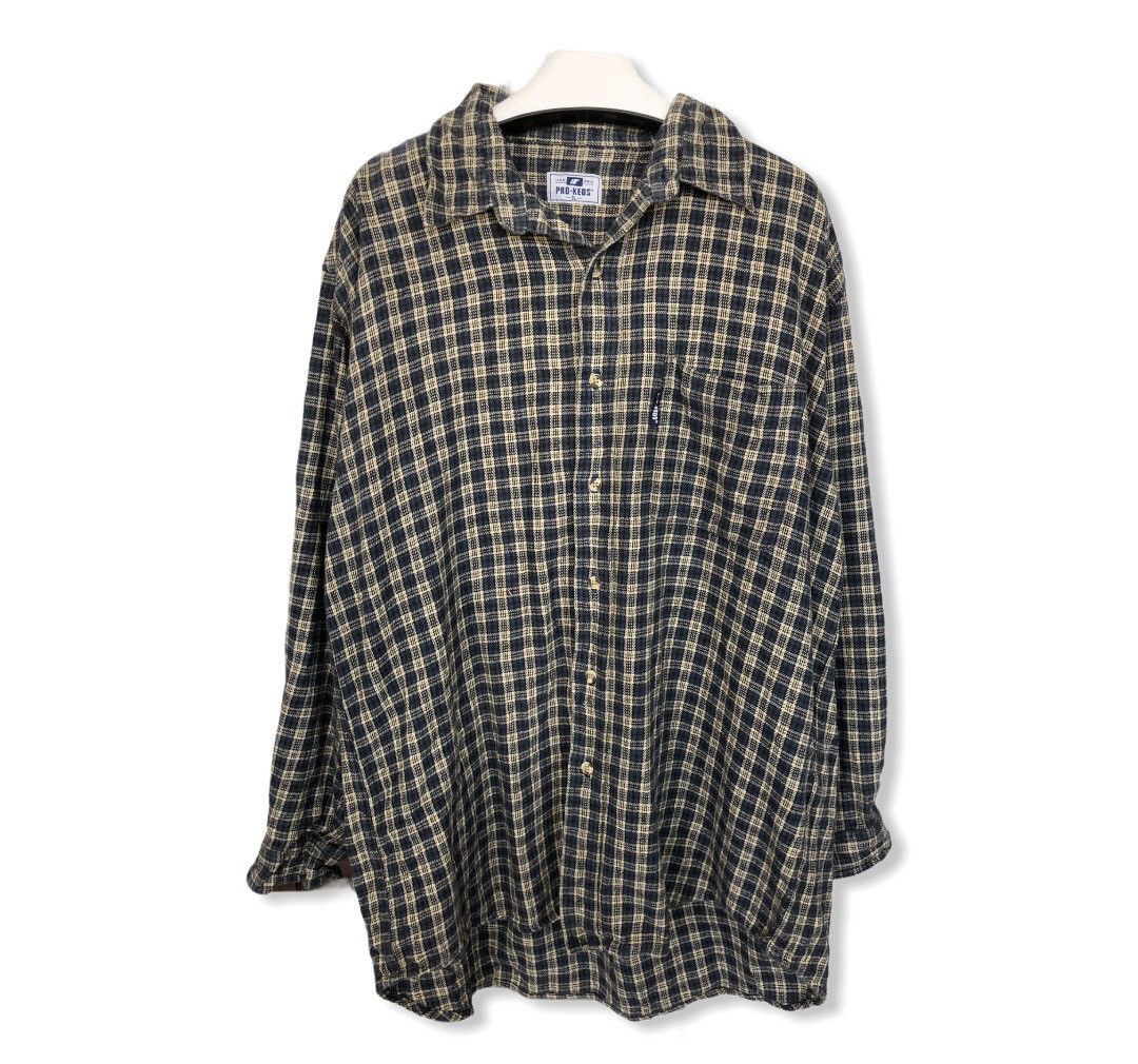 Pro Keds × Streetwear Vintage Pro Keds plaid Tartan Flannel Shirt 👕 ...
