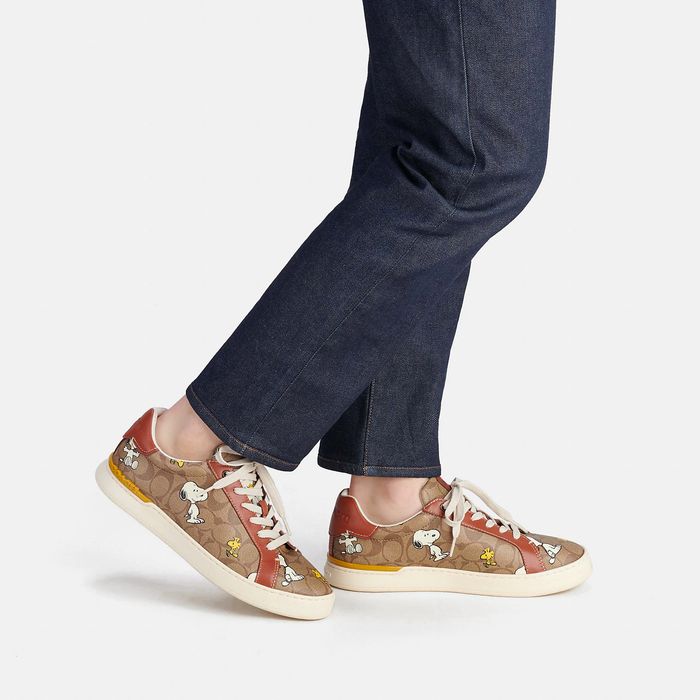 Coach Peanuts Men's Clip Low Top Sneaker Snoopy Woodstock | Grailed