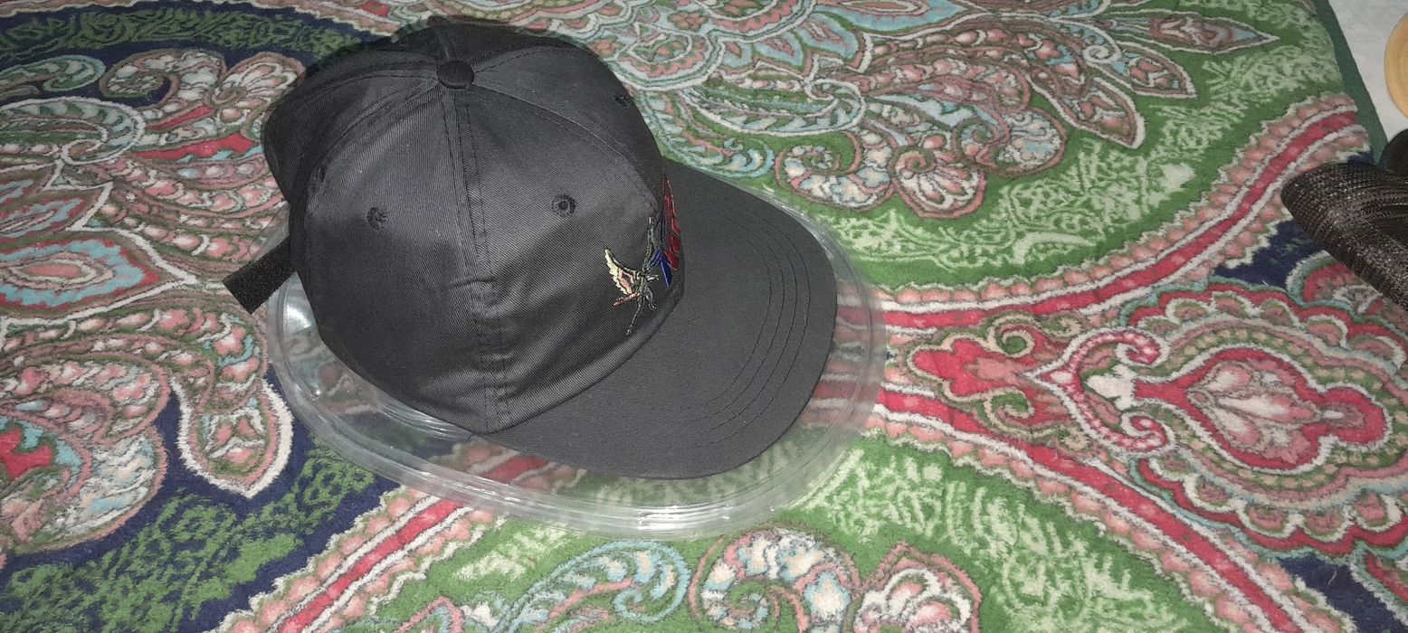 All Black Rare Triple fm radio cap | Grailed