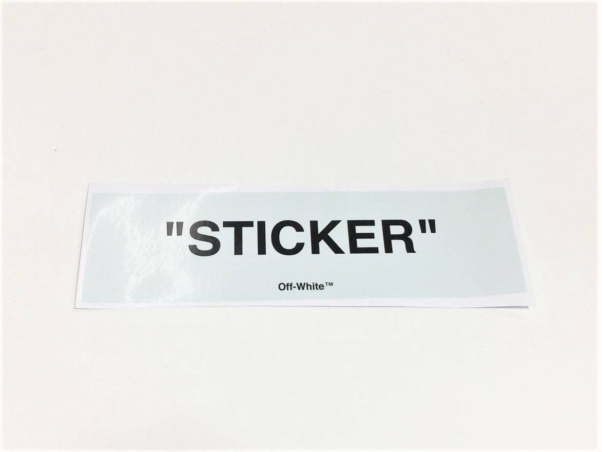 Off-White "Sticker" | Grailed