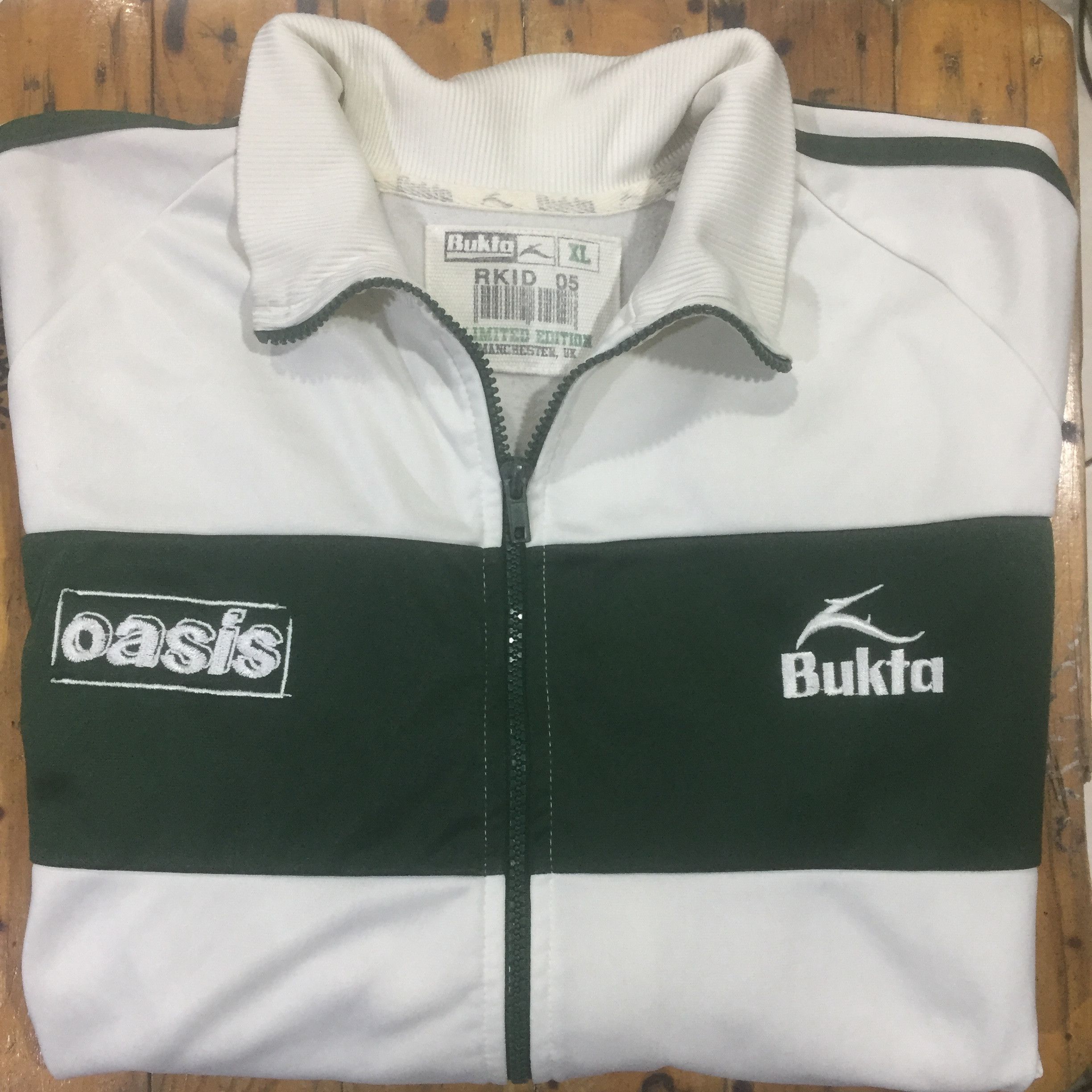 Very Rare OASIS X BUKTA “Embroidery Logo” Tracktop Jacket | Grailed
